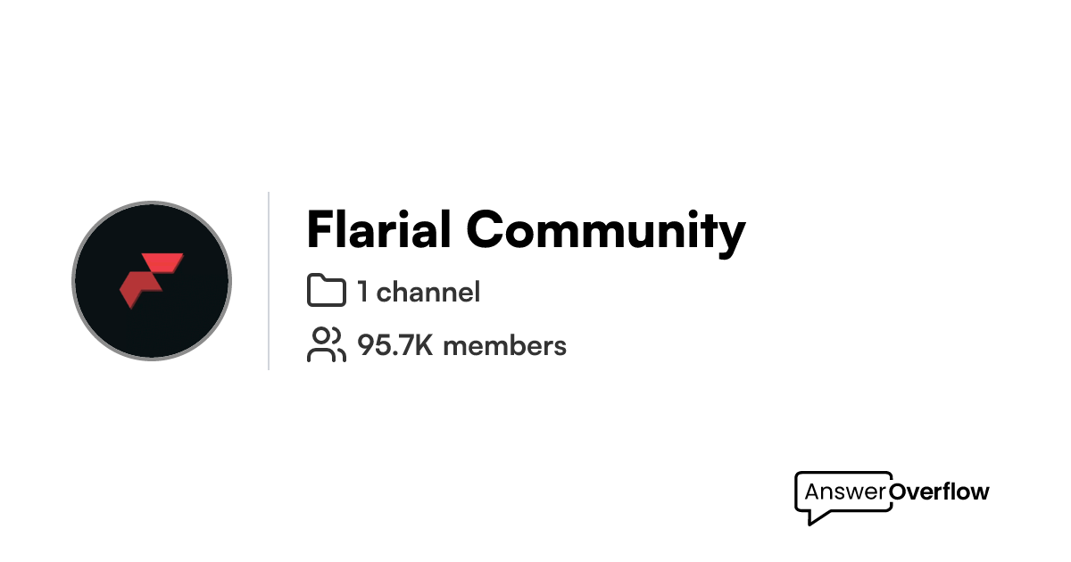 Flarial Community Discord Server | Answer Overflow