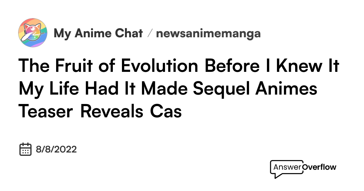 @Anime news - My Anime Chat