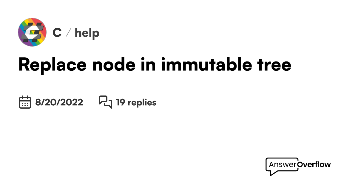 Replace node in immutable tree - C#