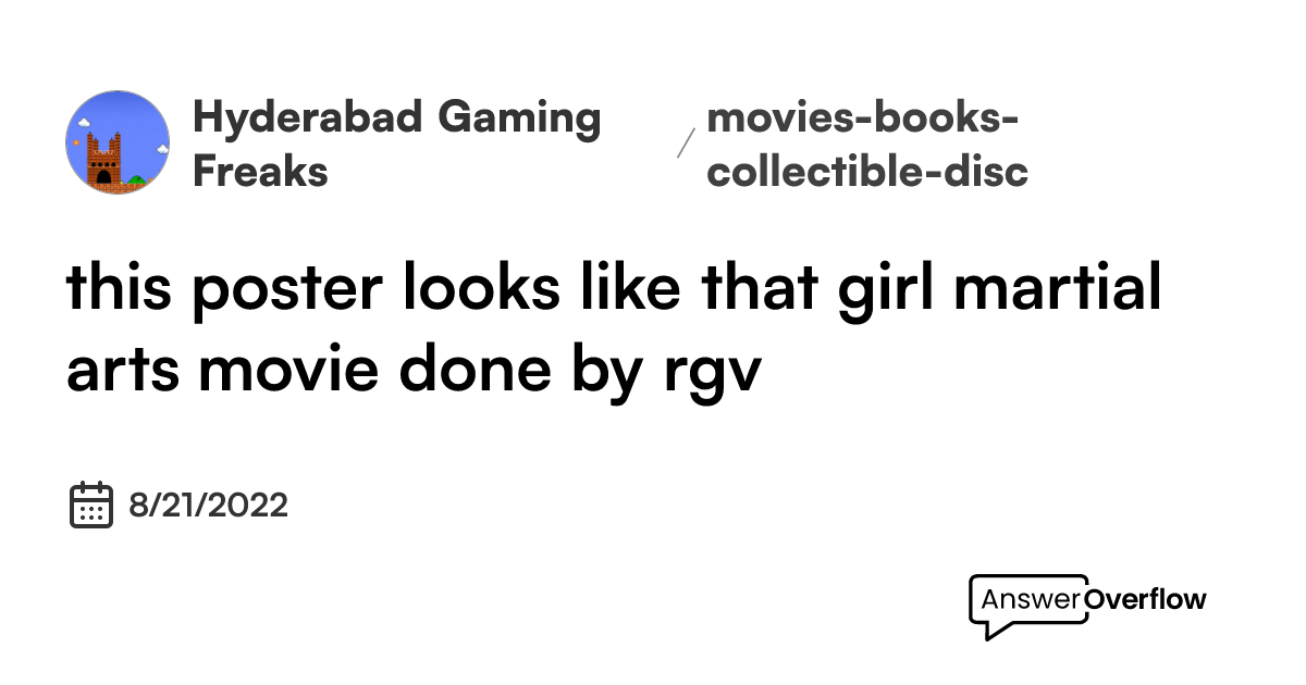 this poster looks like that girl martial arts movie done by rgv ...