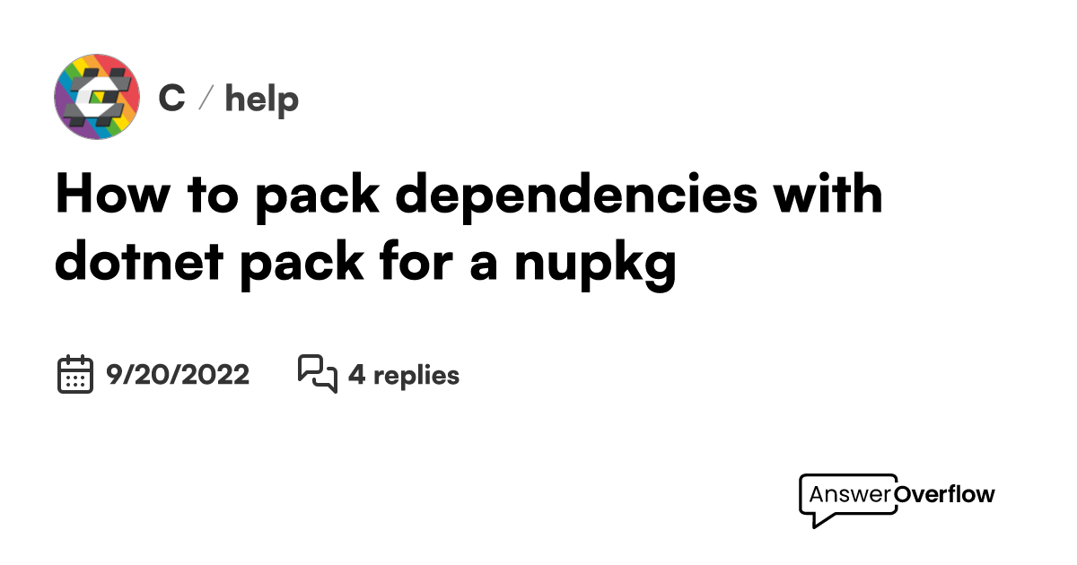 How to pack dependencies with dotnet pack for a nupkg? - C#