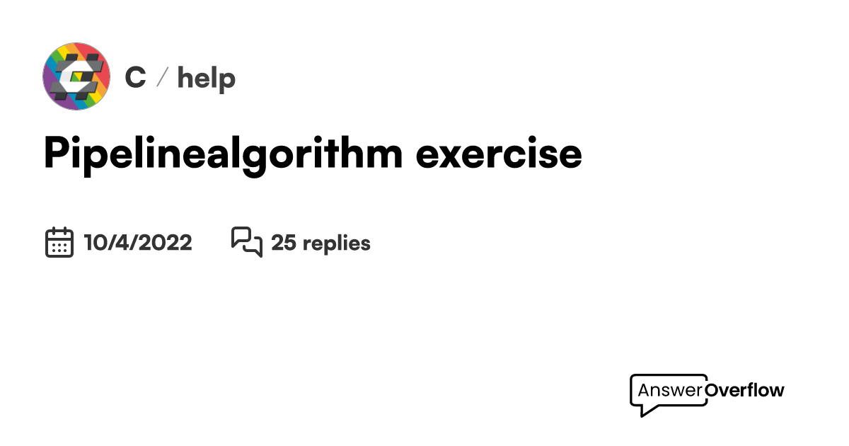 Pipeline(algorithm exercise) - C#