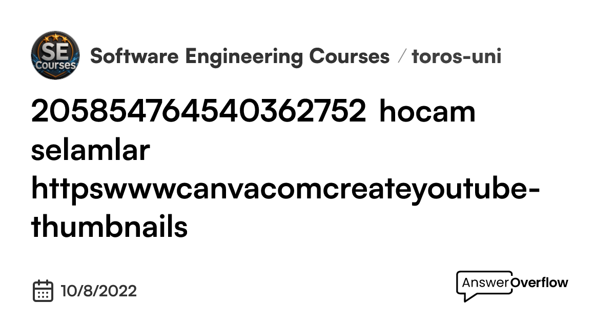 @Dr. Furkan Gözükara hocam selamlar, https://www.canva.com/create/youtube-thumbnails/ - Software ...