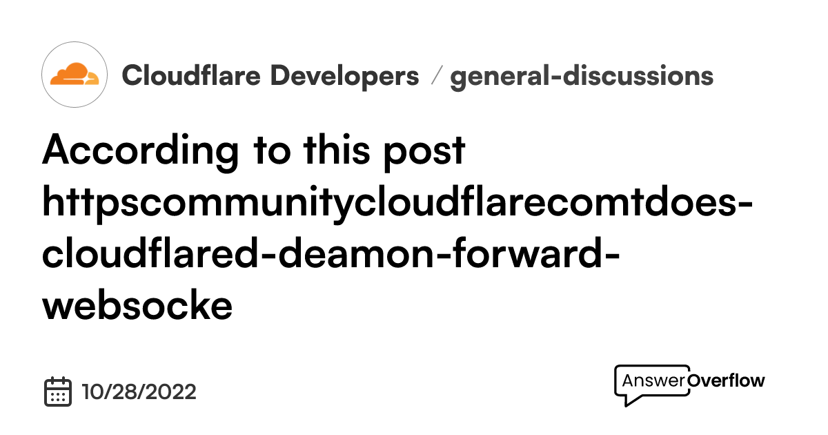 According to this post, https://community.cloudflare.com/t/does-cloudflared-deamon-forward ...