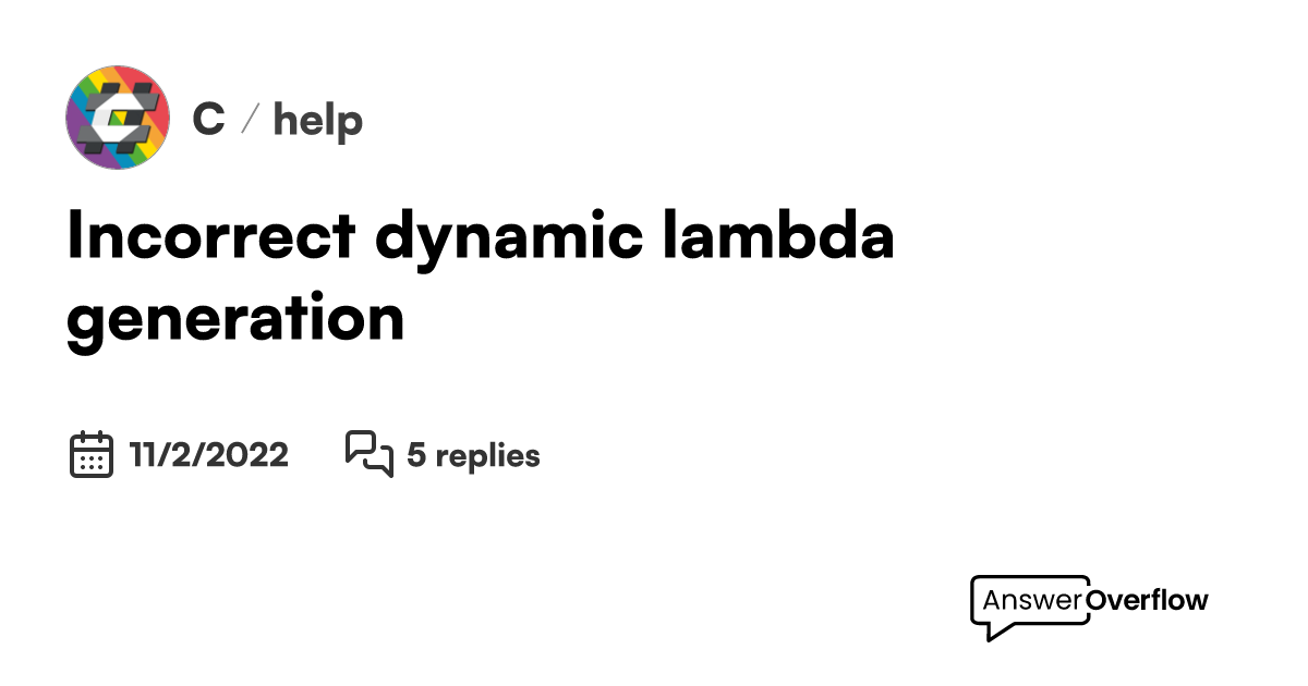 Incorrect dynamic lambda generation - C#