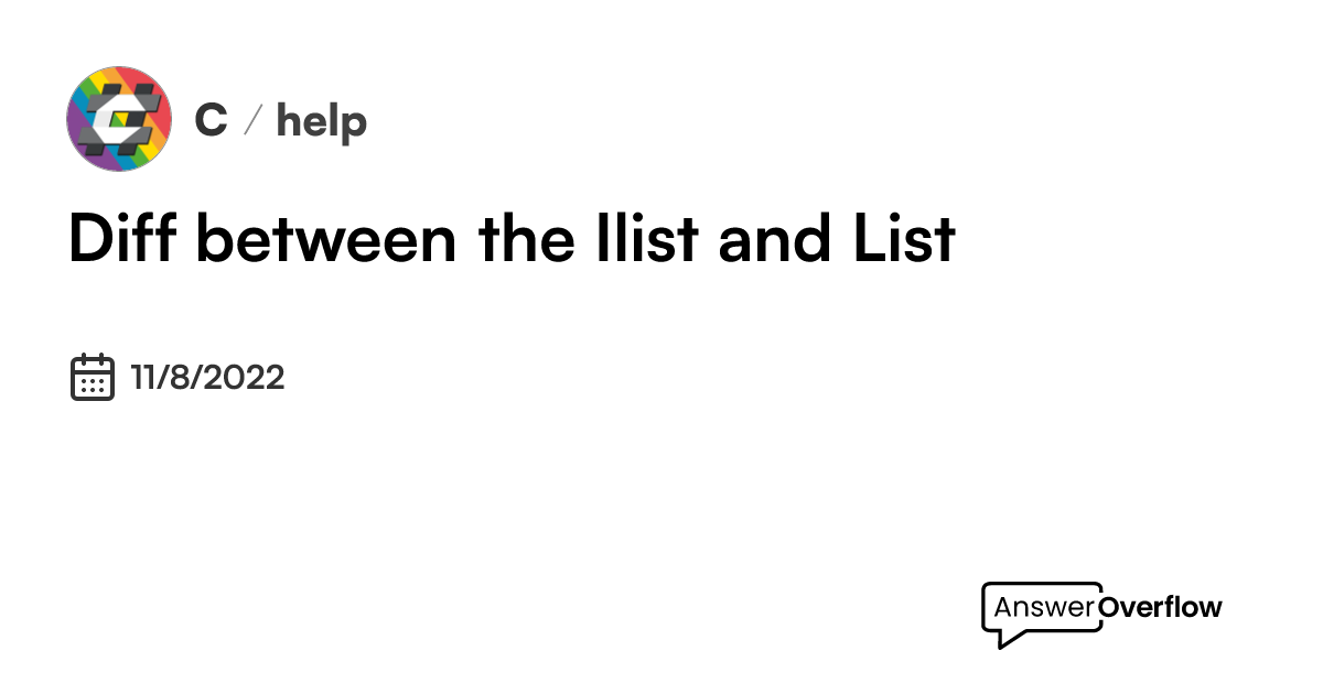 Diff between the Ilist and List - C#