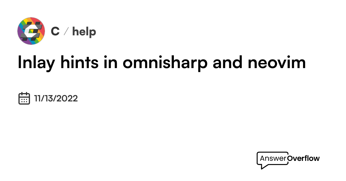 Inlay hints in omnisharp and neovim - C#