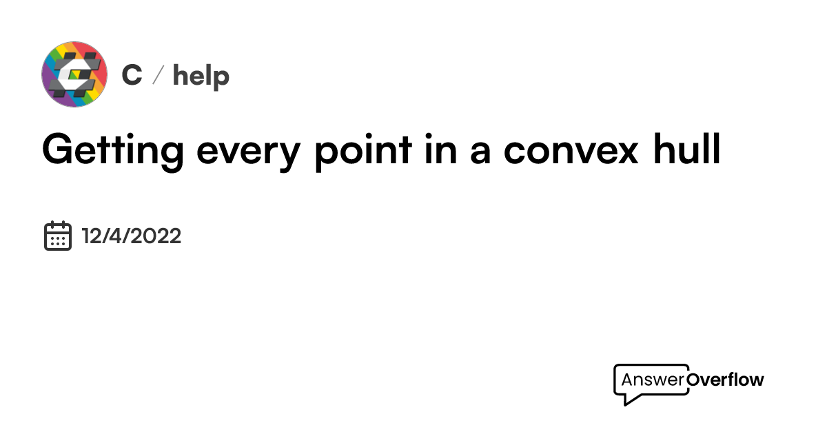 Getting every point in a convex hull - C#