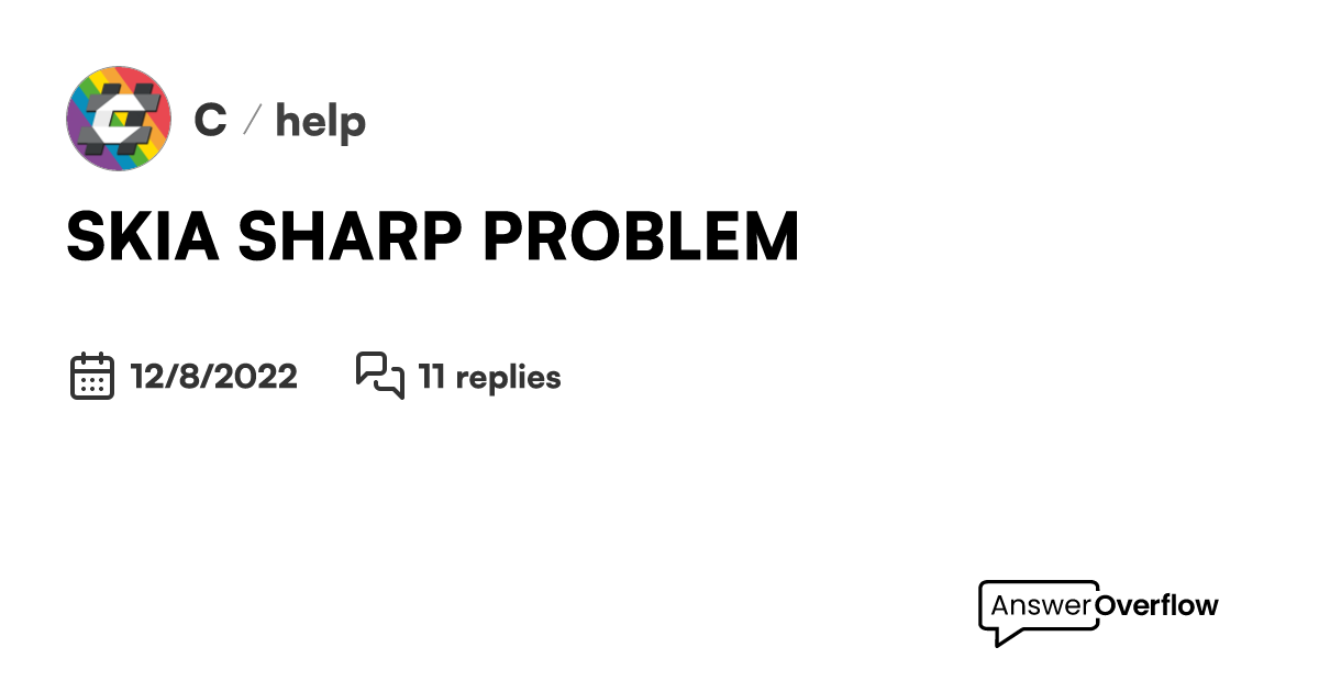 SKIA SHARP PROBLEM - C#