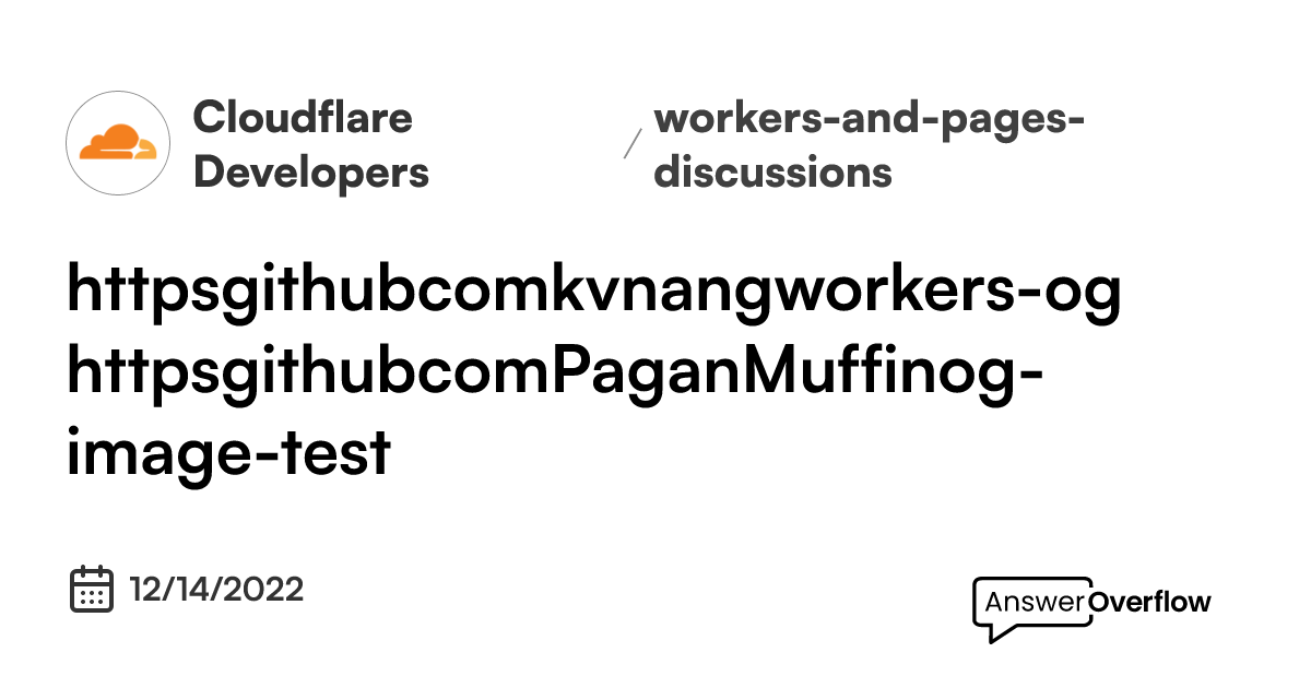 Cloudflare Developers