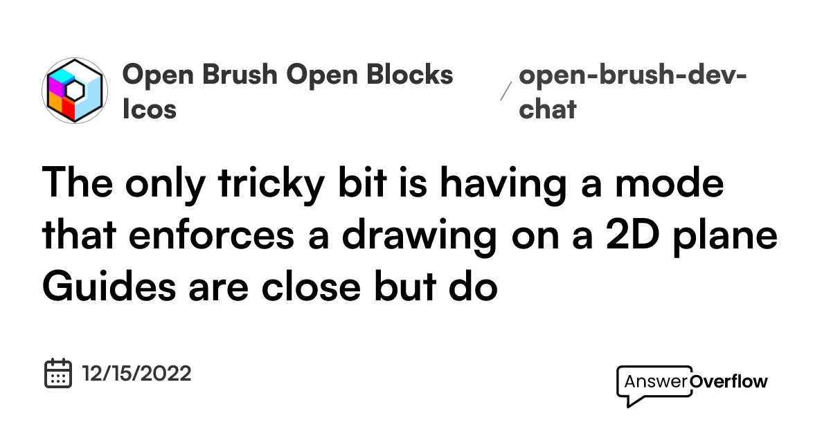 The only tricky bit is having a mode that enforces a drawing on a 2D plane. Guides are close but ...