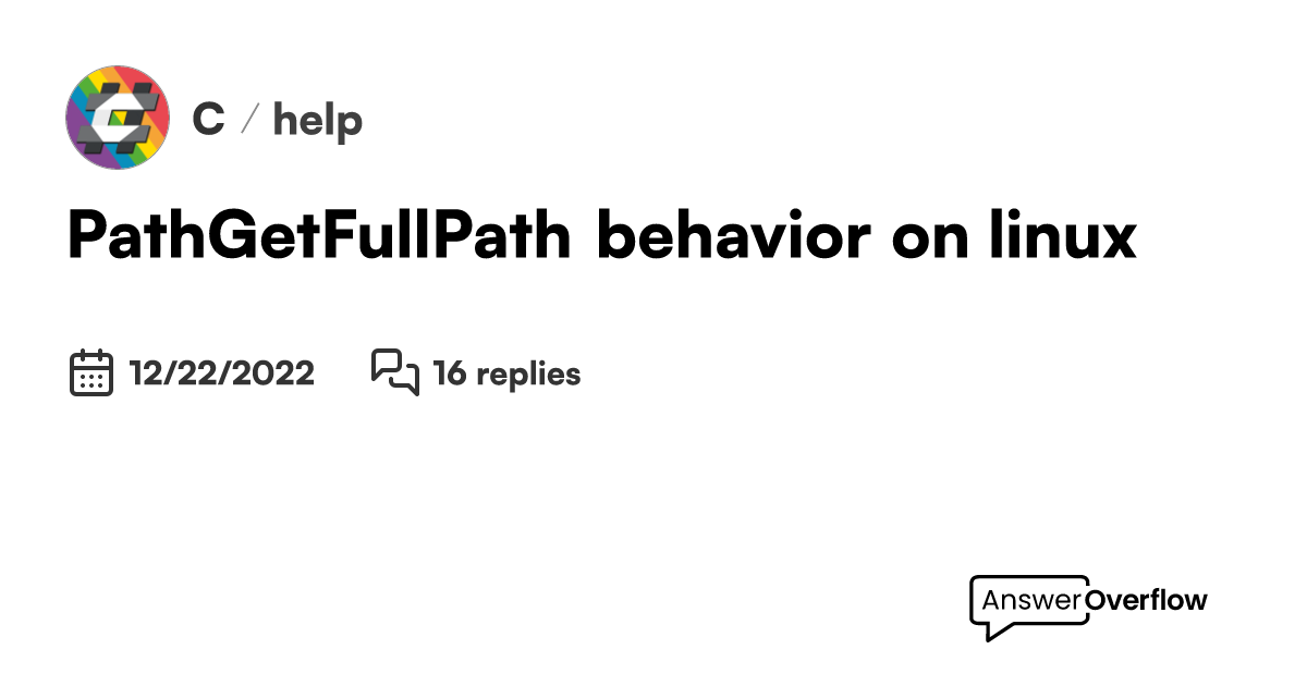 Path.GetFullPath behavior on linux - C#