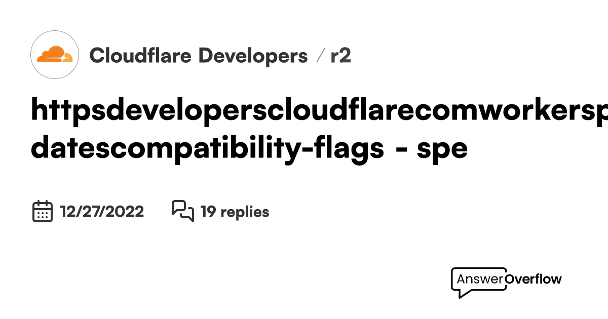 - specifically the `formdata_parser_supports_files` flag - Cloudflare Developers