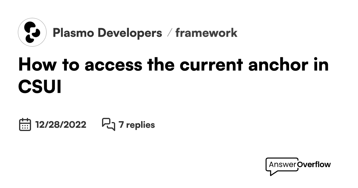 How to access the current anchor in CSUI - 🧩 Plasmo Developers