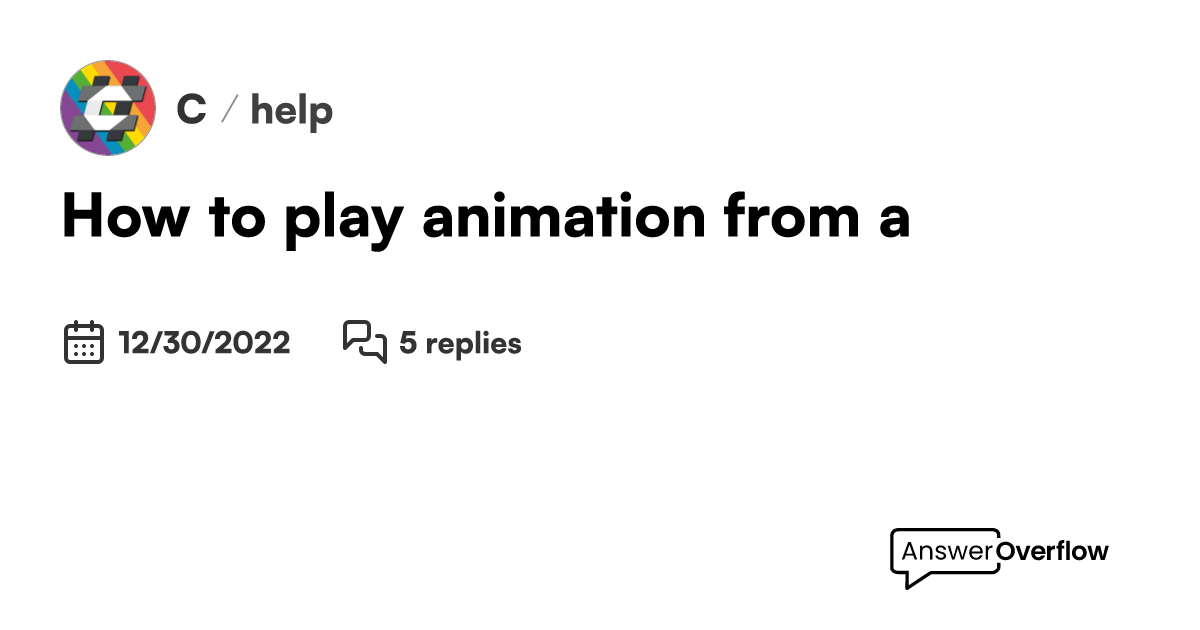 How to play animation from a [ ] ? - C#