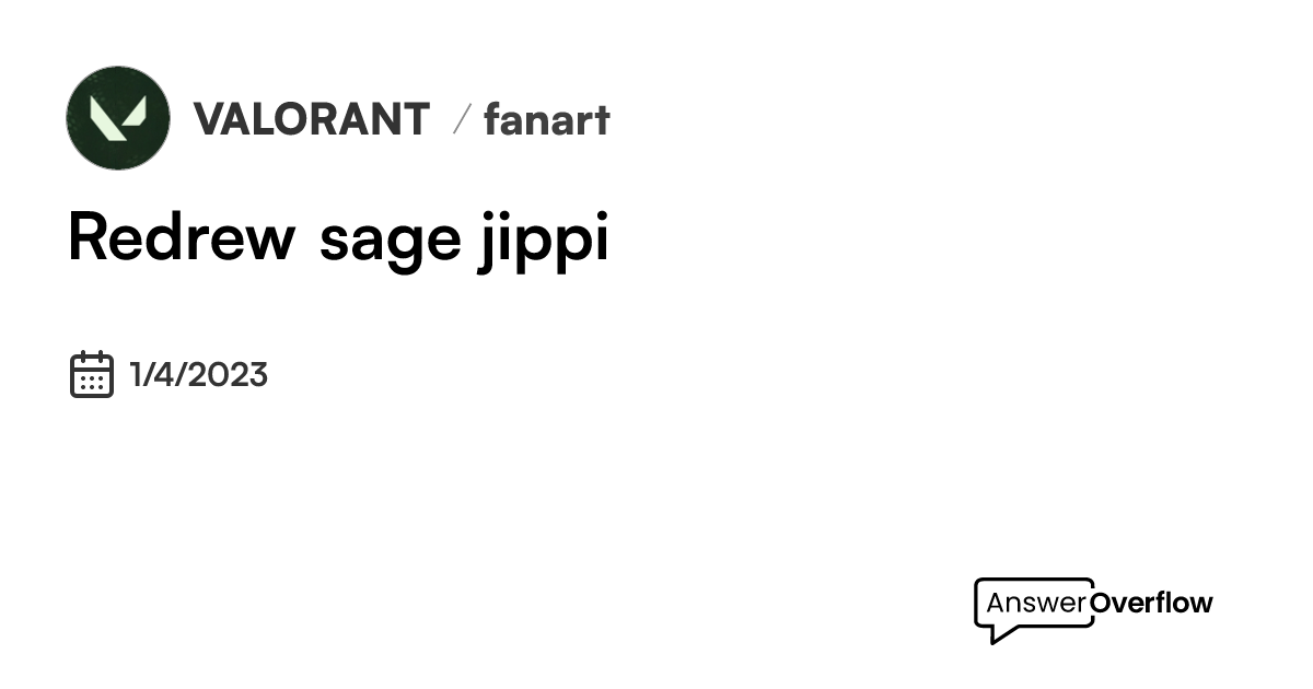 Redrew sage jippi - VALORANT