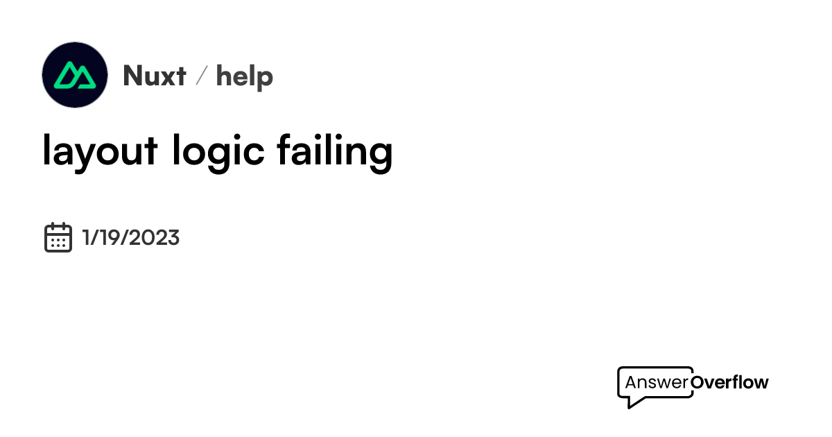 layout logic failing - Nuxt