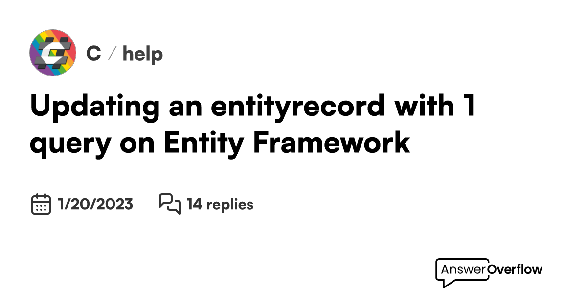 Updating an entity/record with 1 query(?) on Entity Framework - C#