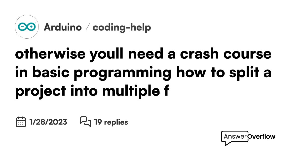 otherwise, you'll need a crash course in basic programming & how to ...