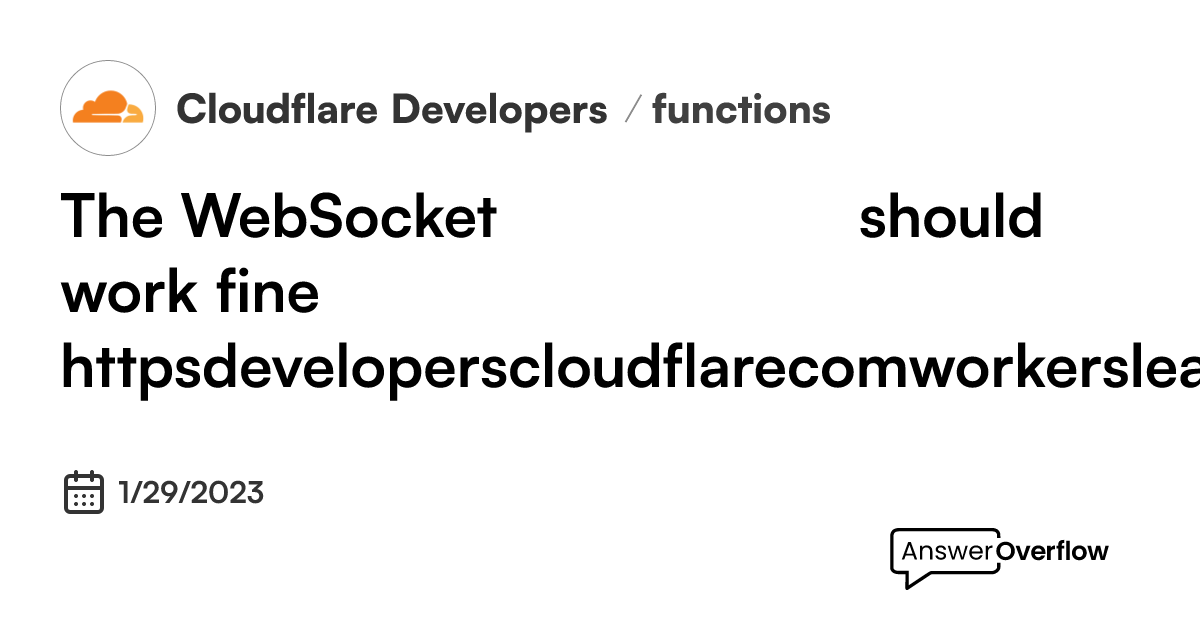 The `WebSocket` constructor should work fine: https://developers.cloudflare.com/workers/learning ...