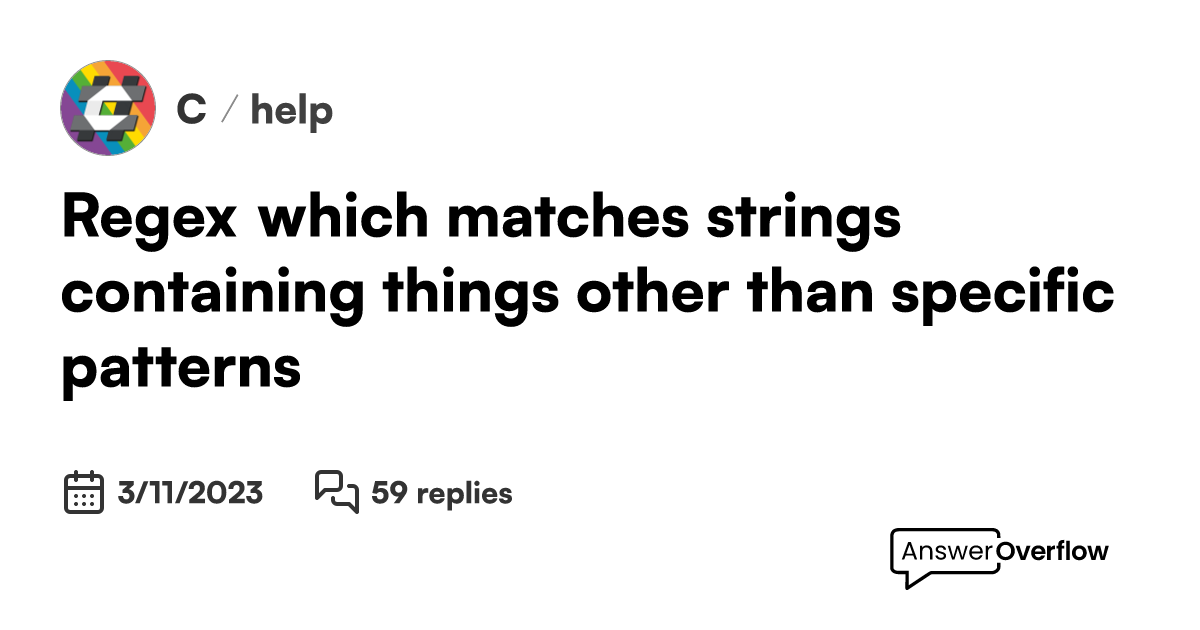 Regex which matches strings containing things other than specific patterns - C#