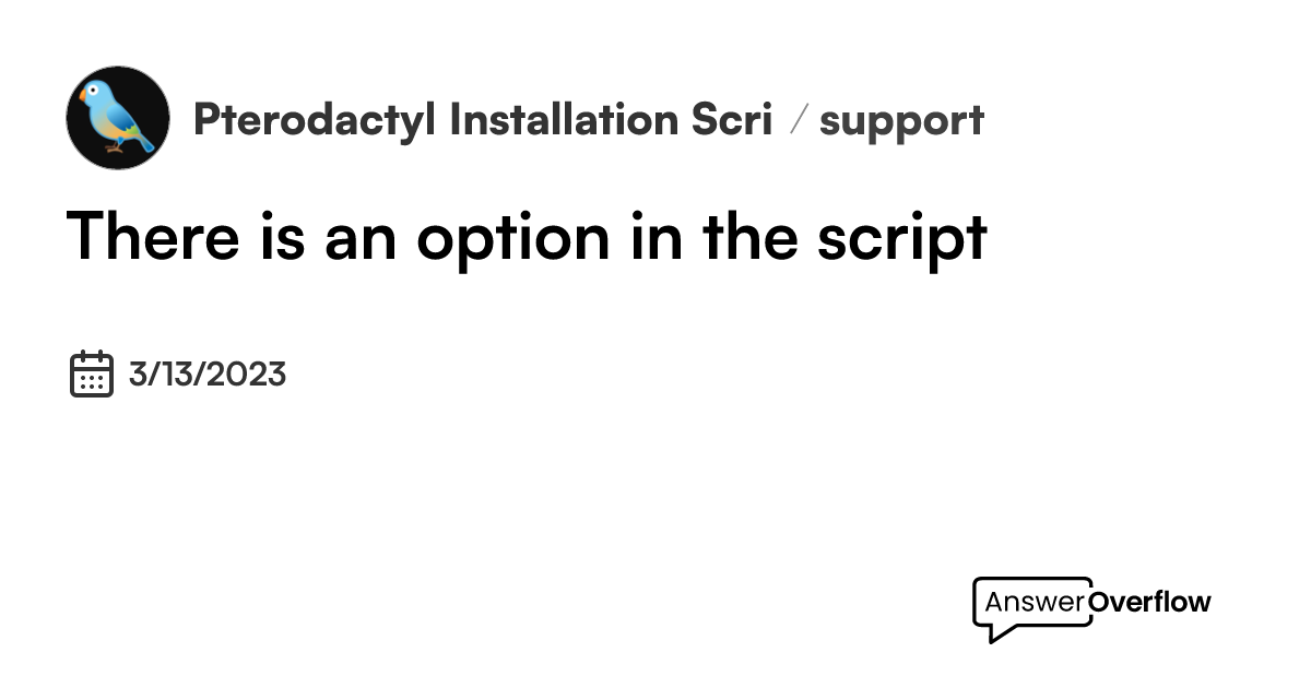 There is an option in the script - Pterodactyl Installation Script
