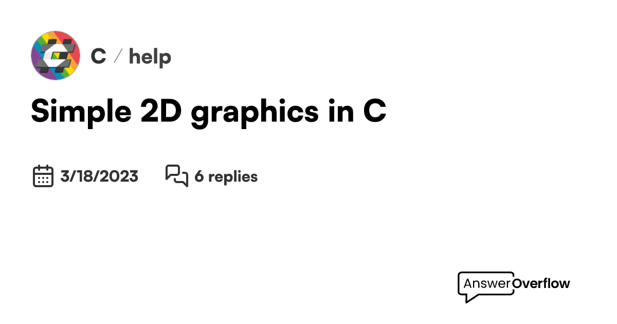 Simple 2D graphics in C# - C#