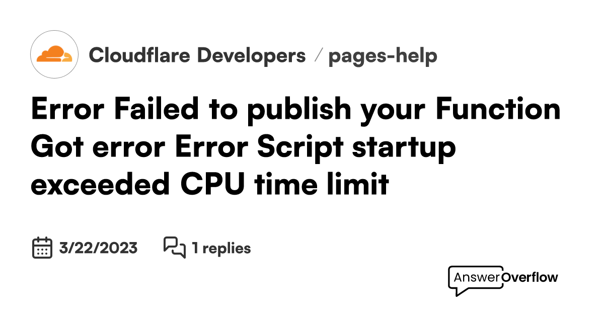 Error Failed To Publish Your Function Got Error Error Script