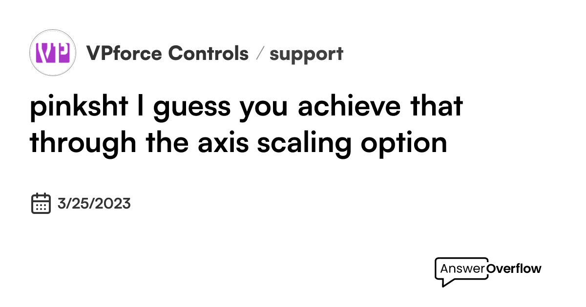 @pinksht I guess you achieve that through the axis scaling option ...