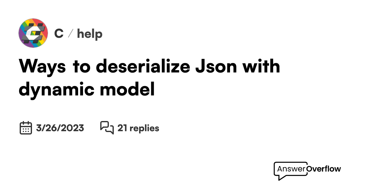Ways to deserialize Json with dynamic model - C#