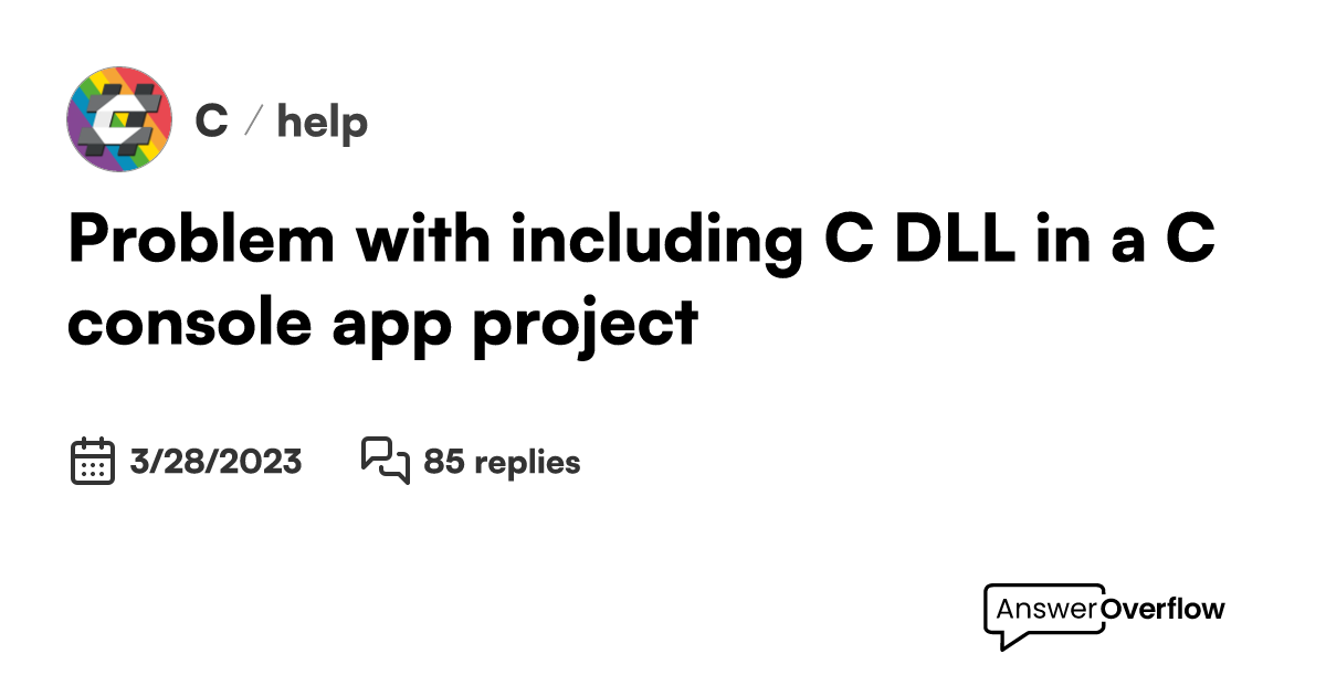 Problem with including C DLL in a C# console app project. - C#
