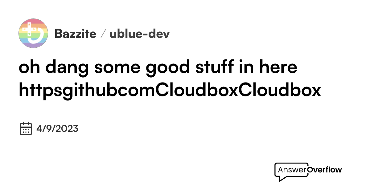 oh dang, some good stuff in here: https://github.com/Cloudbox/Cloudbox - Universal Blue