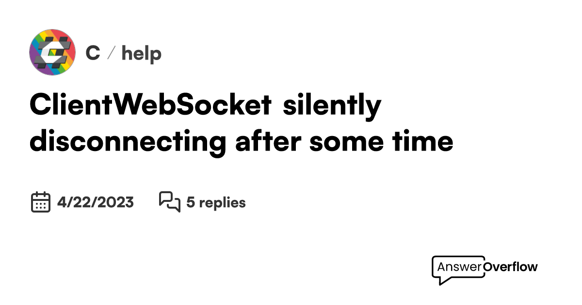 ClientWebSocket silently disconnecting after some time - C#