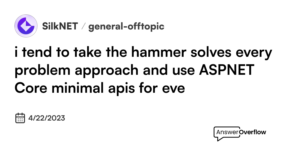 i tend to take the "hammer solves every problem" approach and use ASP ...
