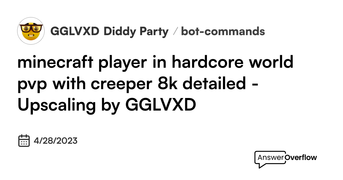 **minecraft player in hardcore world pvp with creeper 8k detailed ...