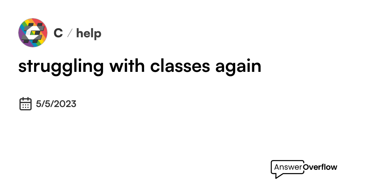 struggling with classes again - C#