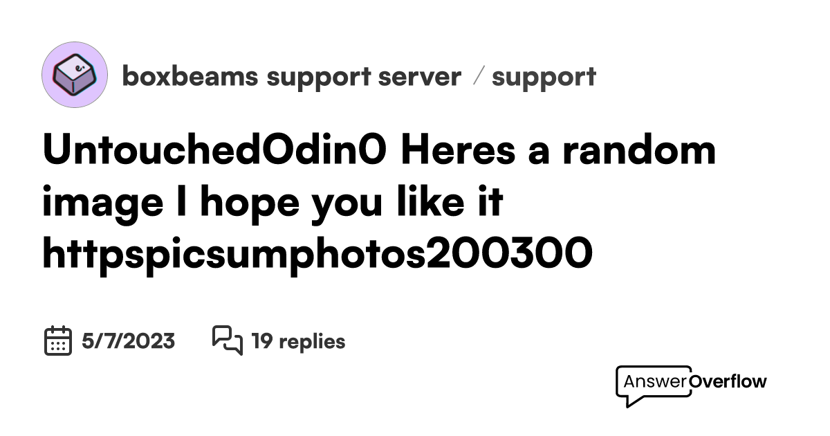 @UntouchedOdin0 Here's a random image, I hope you like it! https ...