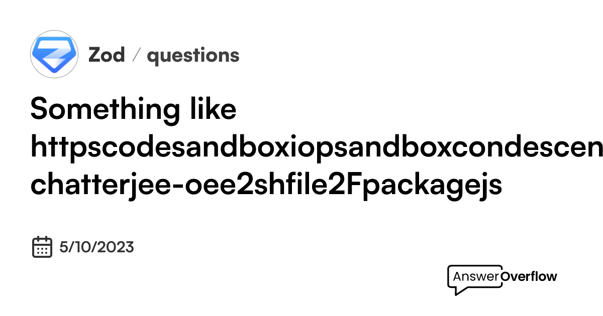 Something like: https://codesandbox.io/p/sandbox/condescending-chatterjee-oee2sh?file=%2Fpackage ...