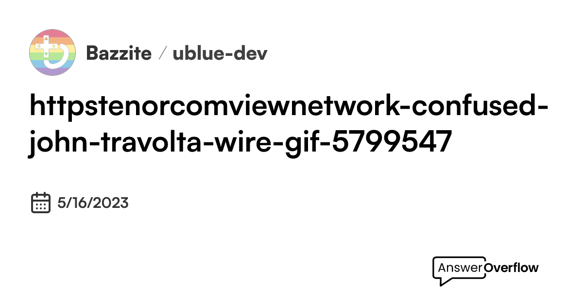 https://tenor.com/view/network-confused-john-travolta-wire-gif-5799547 ...