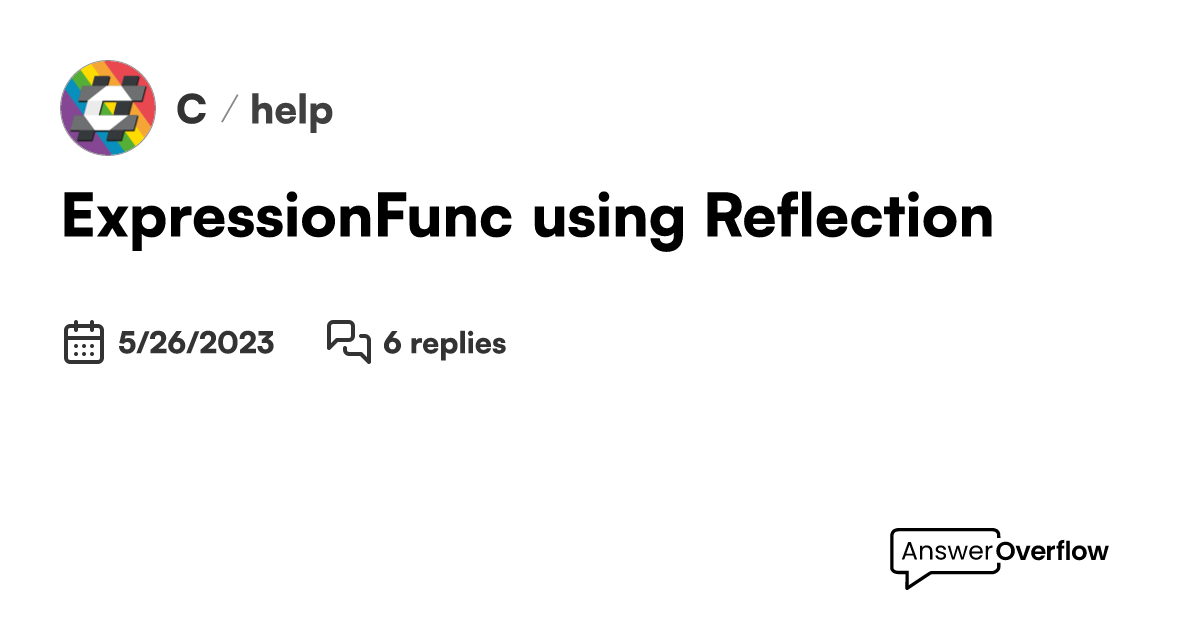 Expression using Reflection - C#