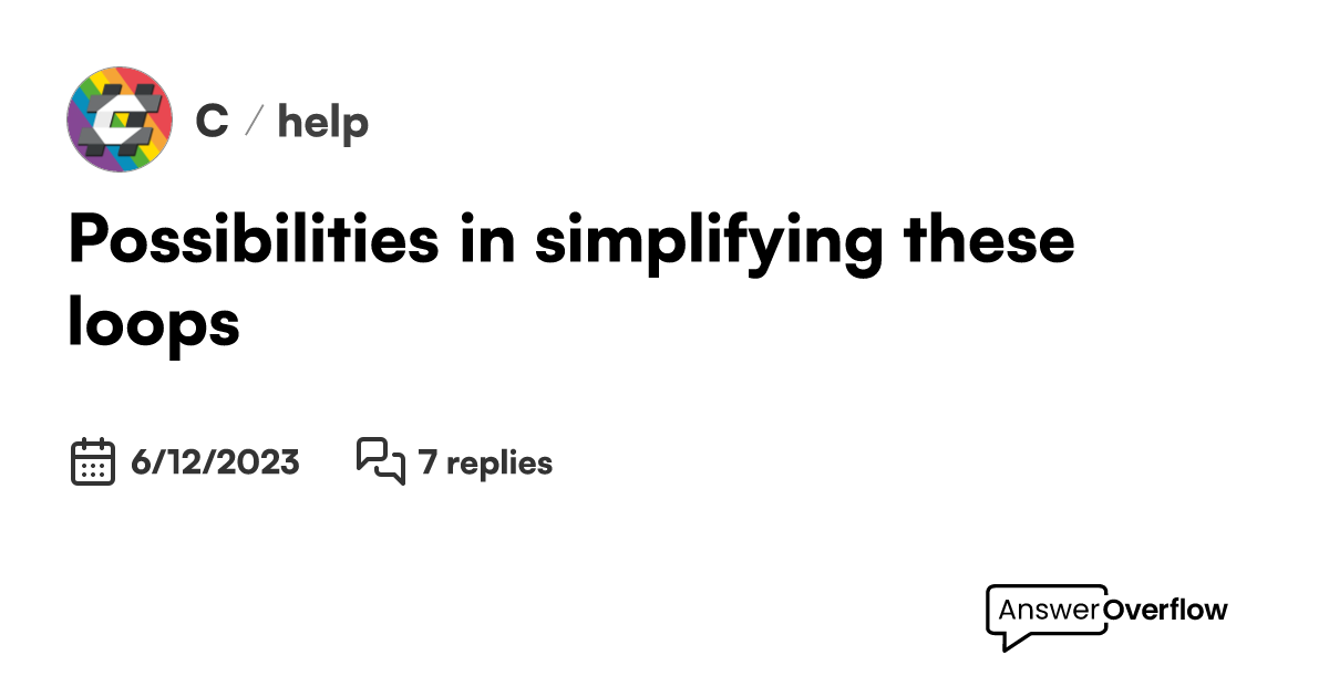 Possibilities in simplifying these loops? - C#