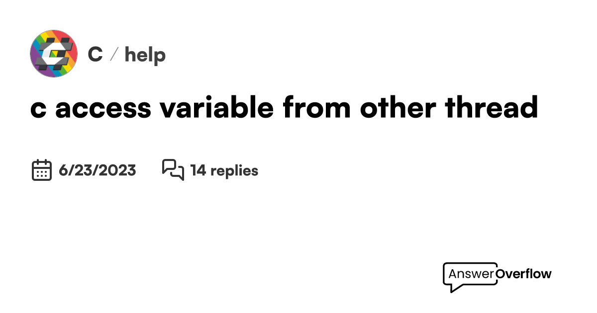 c# access variable from other thread - C#