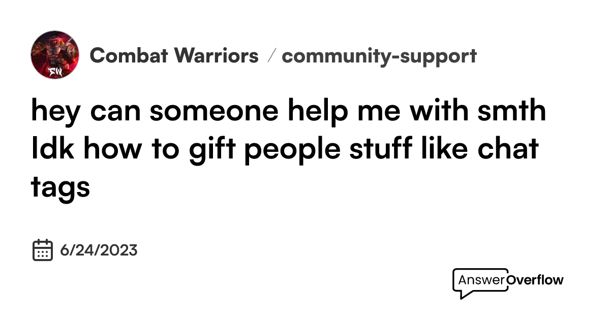 hey can someone help me with smth? Idk how to gift people stuff like ...