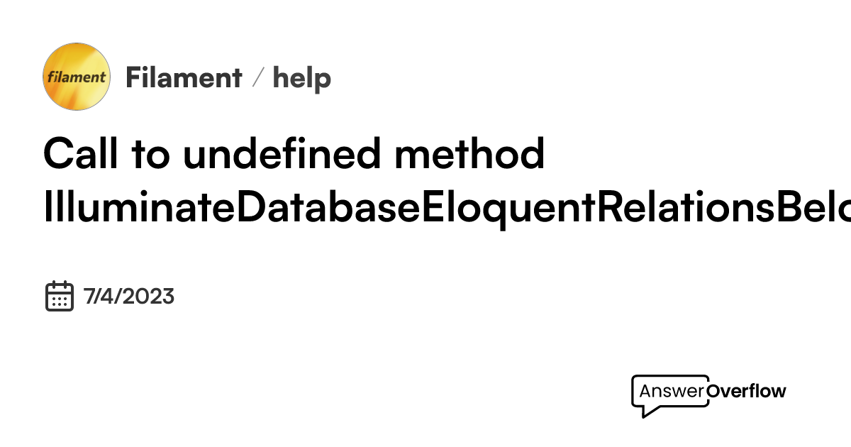 Call to undefined method Illuminate\Database\Eloquent\Relations\BelongsToMany::getOwnerKeyName ...