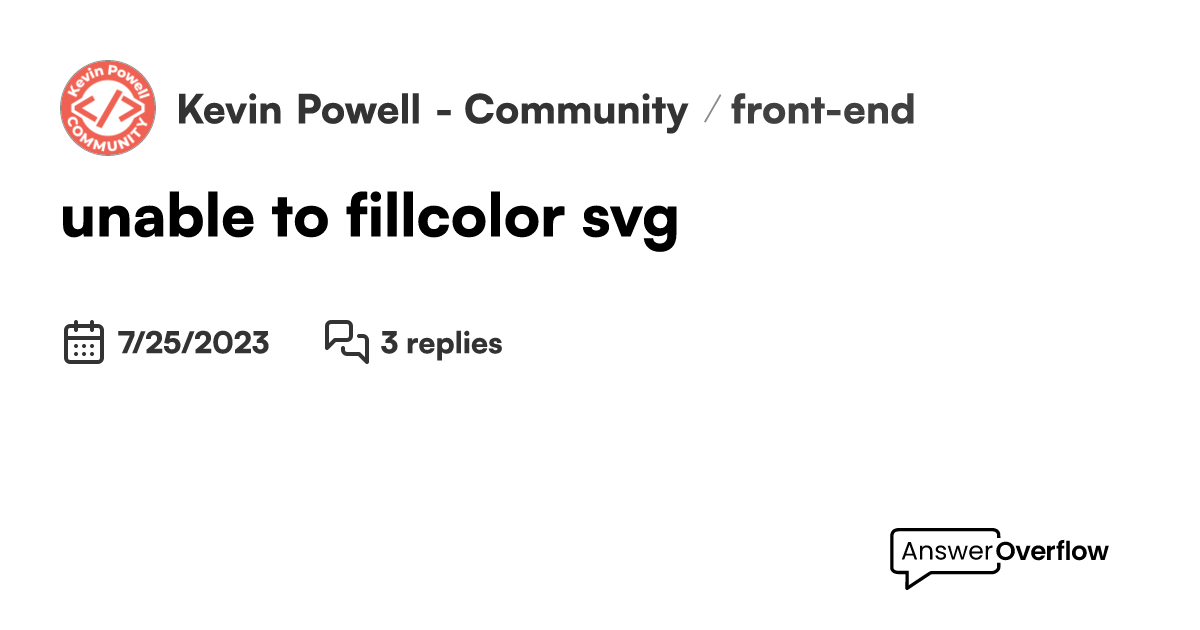 unable to fill/color svg - Kevin Powell - Community