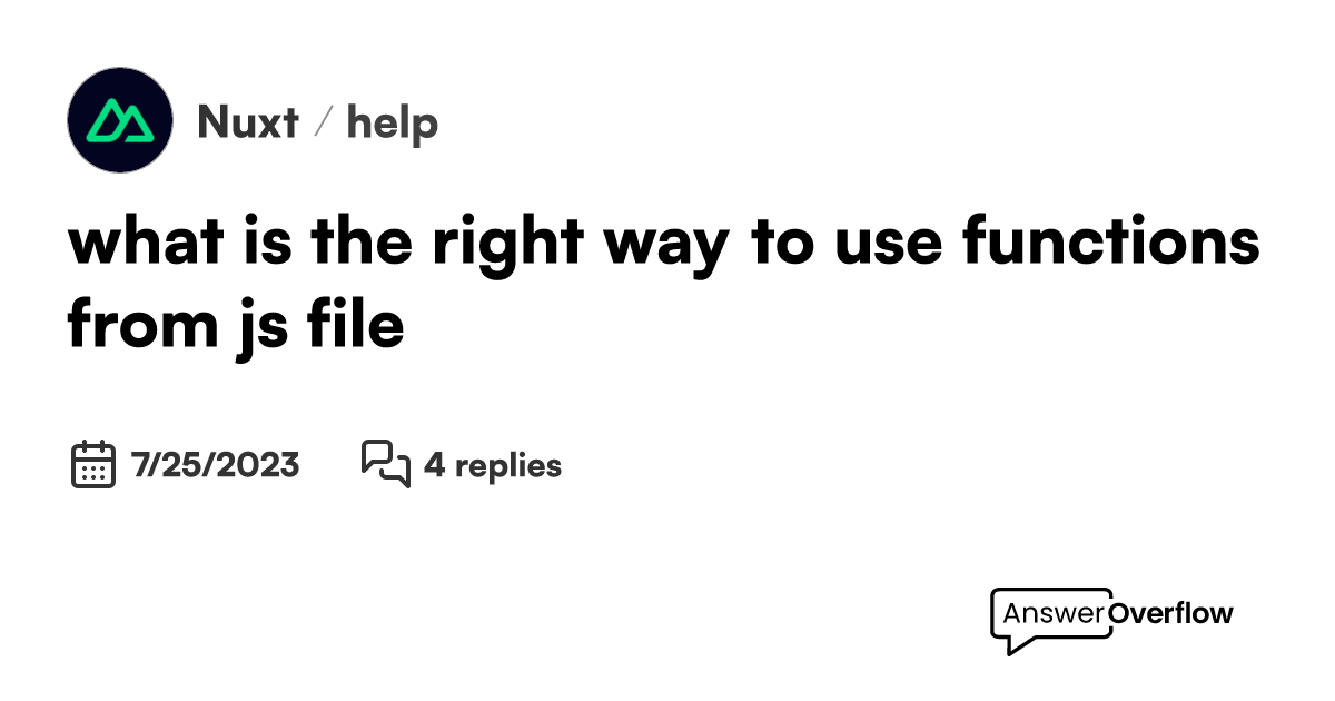 what is the right way to use functions from js file? - Nuxt