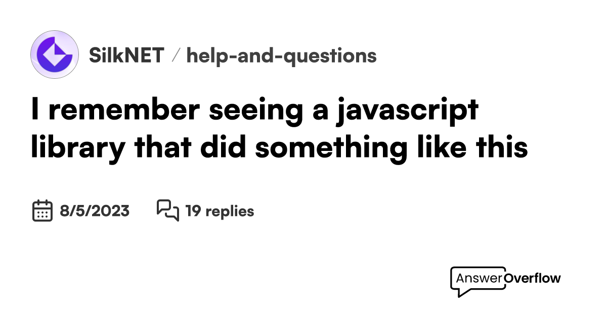 I remember seeing a javascript library that did something like this - Silk.NET