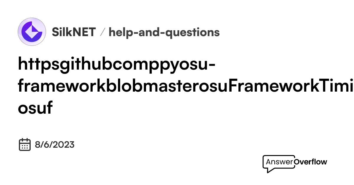 https://github.com/ppy/osu-framework/blob/master/osu.Framework/Timing/ThrottledFrameClock.cs osu ...