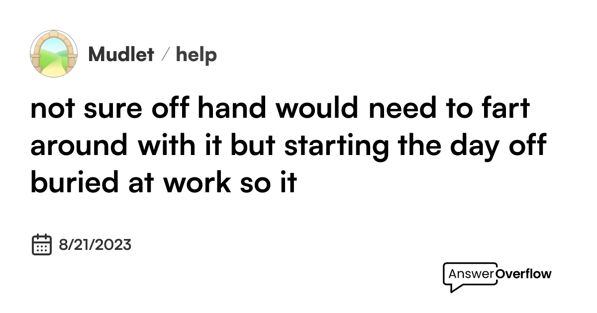 not sure off hand, would need to fart around with it but starting the ...