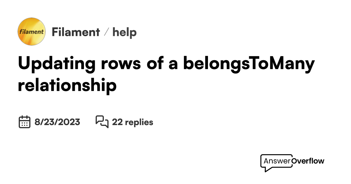 Updating rows of a belongsToMany relationship - Filament